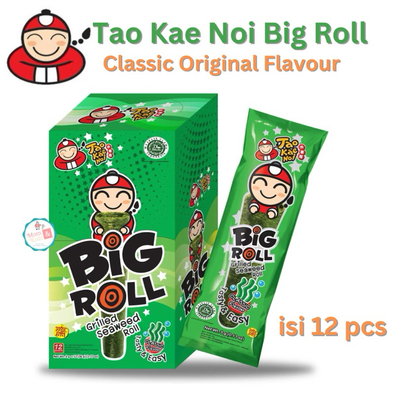Jual TAO KAE NOI Big Roll Grilled Seaweed Roll (isi 12 pcs) Rumput Laut ...