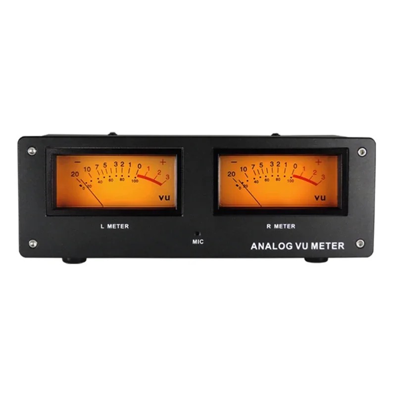 Jual Square VU Meter Music Spectrometer Dual VU Meter Aluminium Panel ...