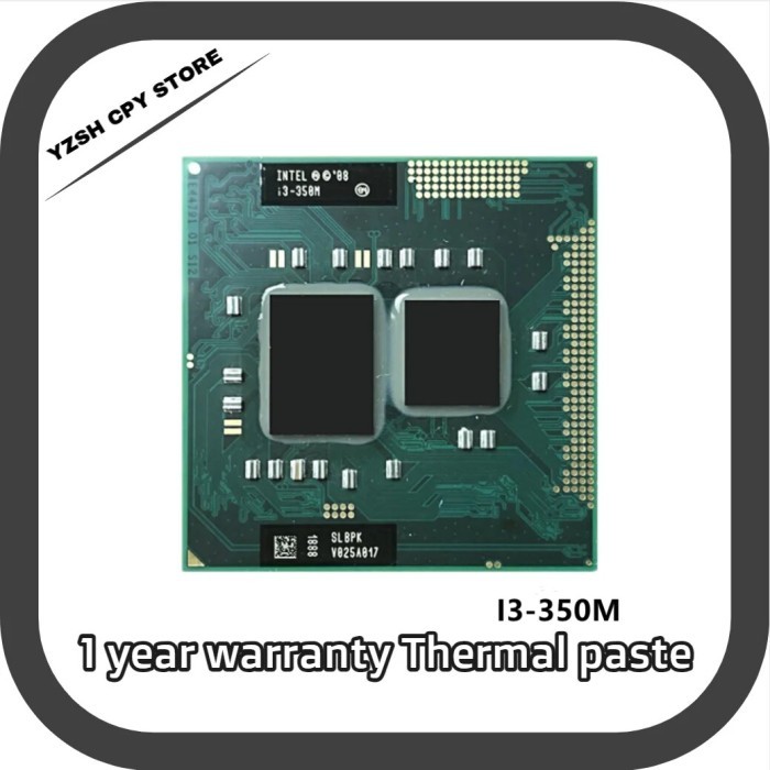 Jual Intel Core laptop Mobile I3-350m I3 350m original Socket G1 CPU 3M ...
