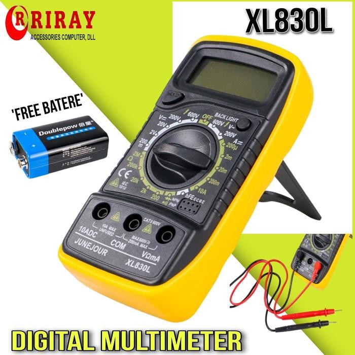 Jual Fixpert- NEW XL-830L Digital Multimeter XL-830 Multitester ...