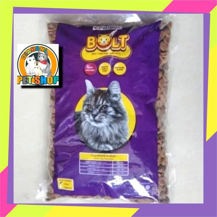 Jual Meowz- PROMO Bolt Cat Repack 1kg Makanan Kucing Bolt Repack 1 kg ...