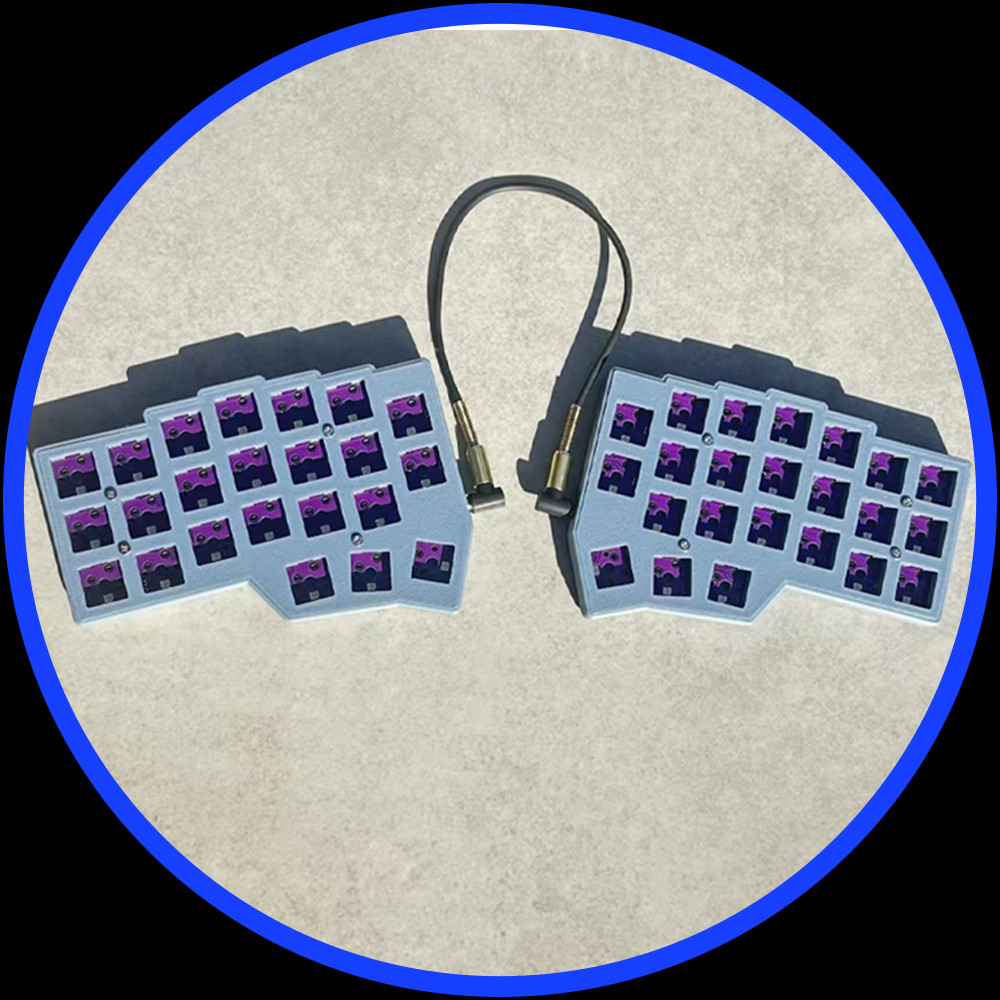 Jual Corne V4 Split Keyboard Rgb Hot Swap Support Qmk/Vial Split ...