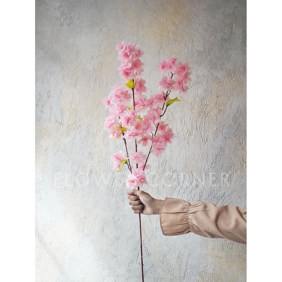 Jual Bunga Artificial Sakura Meihua Large Spray Tangkai Panjang (B25021 ...