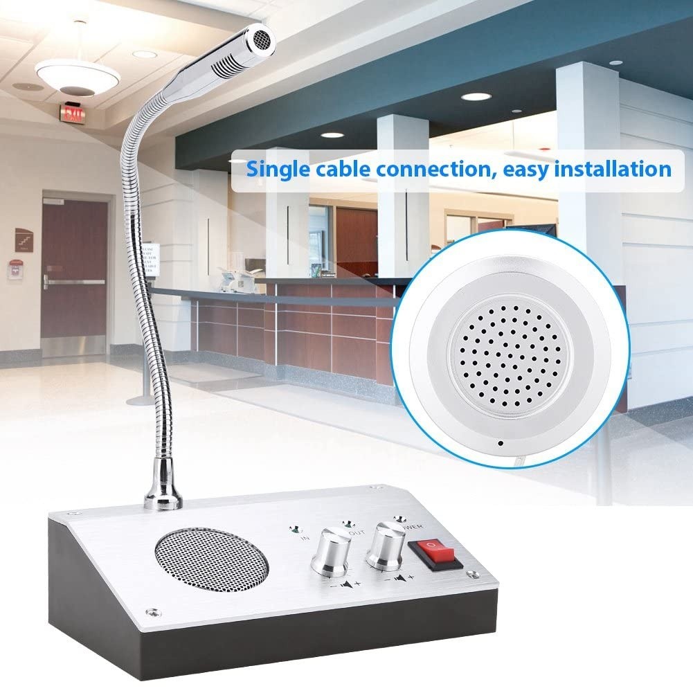 Jual RETEVIS Window Speaker Intercom Dual Way Mic Loket Counter Teller ...