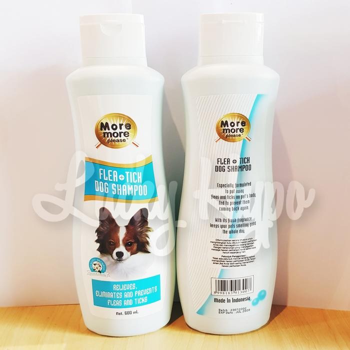 Jual Shampo Kutu Anjing More More Please Flea & Tick Dog Shampoo 600ml ...
