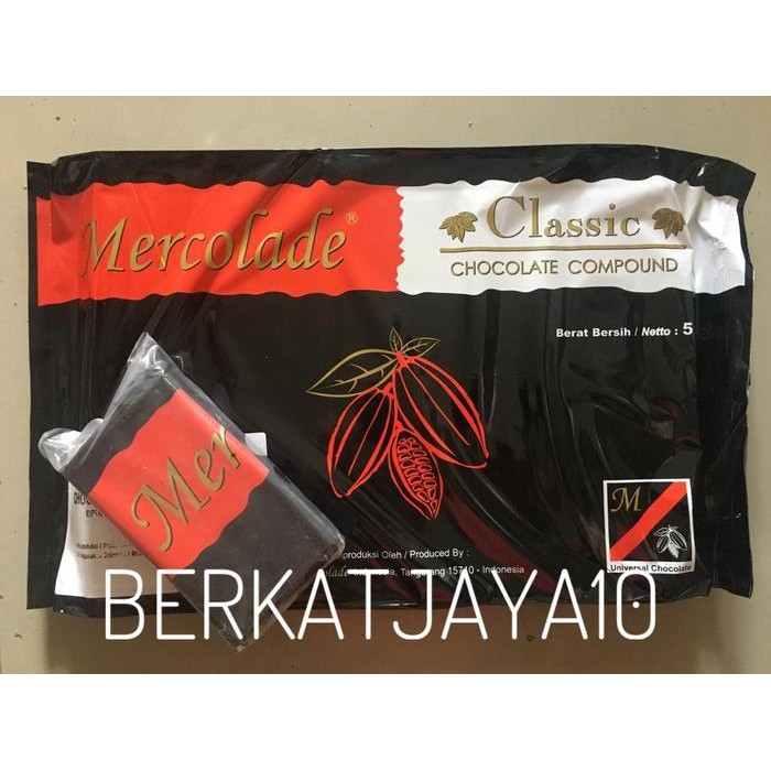 Jual Mercolade Classic Dark repack 500gr Chocolate Compound Coklat ...