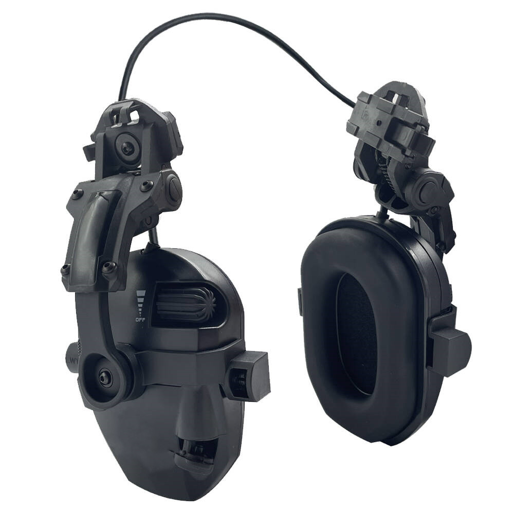 Jual Tactical Helmet Headset Noise Reduction Sound Pickup Shooting ...