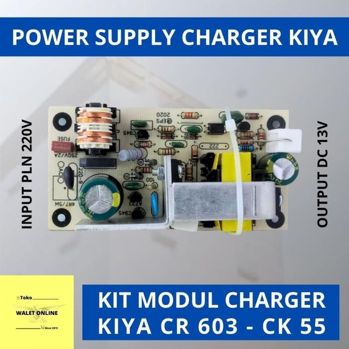 Jual PREMIUM KIT MODUL CHARGER AKI KIYA CK 55 CR 603 POWER SUPPLY TRAFO ...