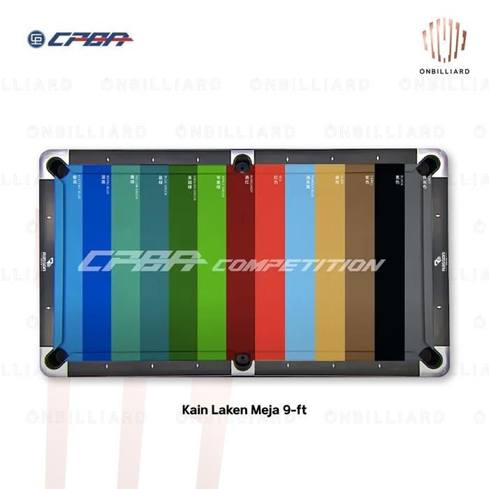 Jual CPBA Competition Cloth Kain Laken Meja Billiard Biliar 9 Feet 9-ft ...