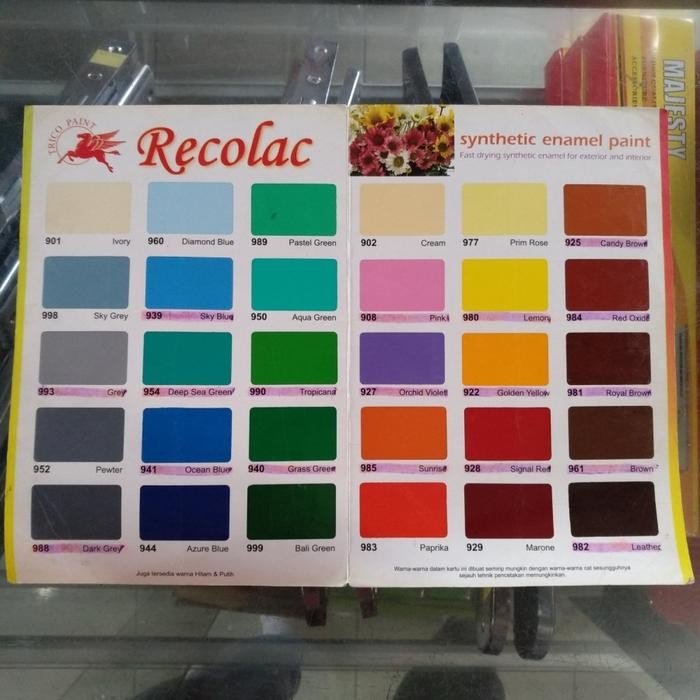 Jual JTTOP" CAT MINYAK KAYU BESI RECOLAC KUDA TERBANG/ SEMUA WARNA ...