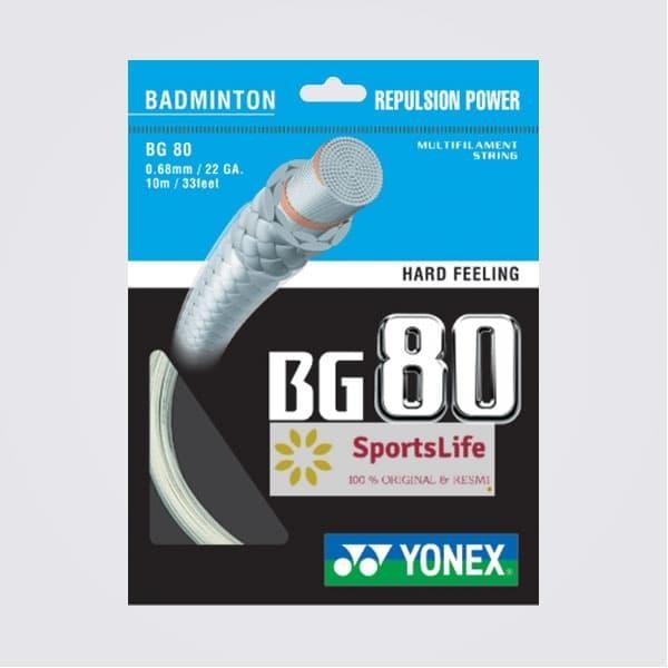 Jual SENAR RAKET BADMINTON YONEX BG 80 ORIGINAL MADE IN JAPAN | Shopee ...