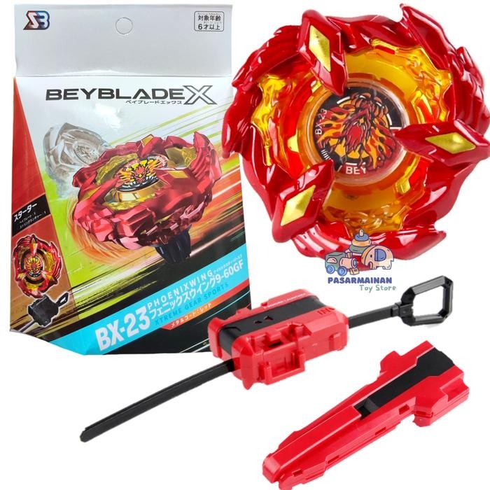Jual ASLI Mainan Gangsing Beyblade X Set Launcher BX-23 Phoenixwing ...