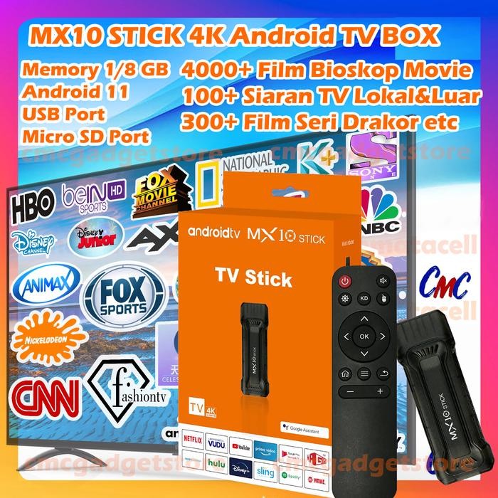 Jual Full Channel Mxq Pro 4K 5G Android Tv Smart Stb Set Top Box Dvb T2 Promo | Shopee Indonesia