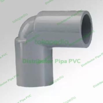 Jual Keni Elbow Pvc 1/2 Inch Aw Knie Elbow 90 Sambungan Paralon Pipa Pvc | Shopee Indonesia
