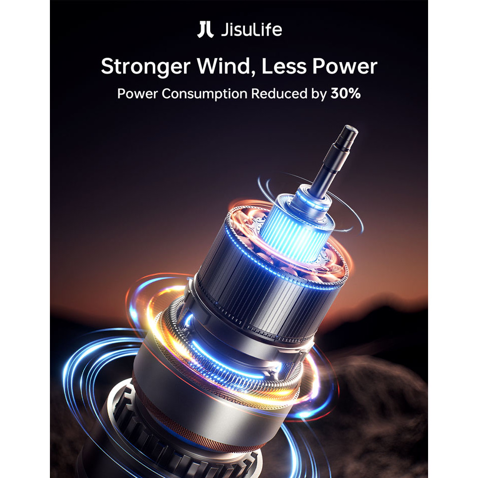 Jual Jisulife Handheld Fan Ultra 2, Powerful Turbo Jet Fan, 100 Speeds ...