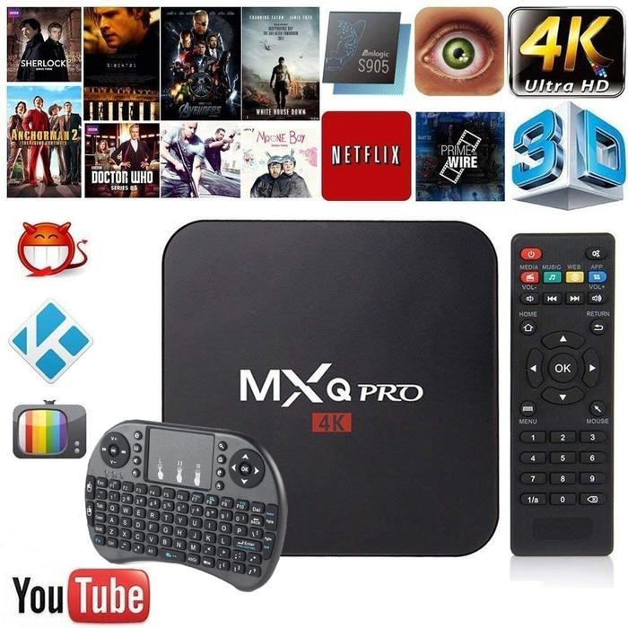 Jual PAKET Android TV BOX MXQ Pro 4K 5G Smart TV + Mini Keyboard ...