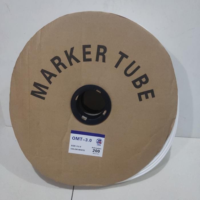 Jual Kss Marker Tube Putih 3Mm Marker Tube Label | Shopee Indonesia