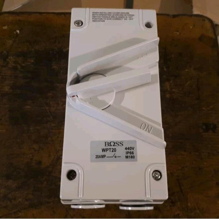 Jual Isolating Switch Boss Wpt 20. Saklar Waterproof Ip56, 3 Phase 20 ...