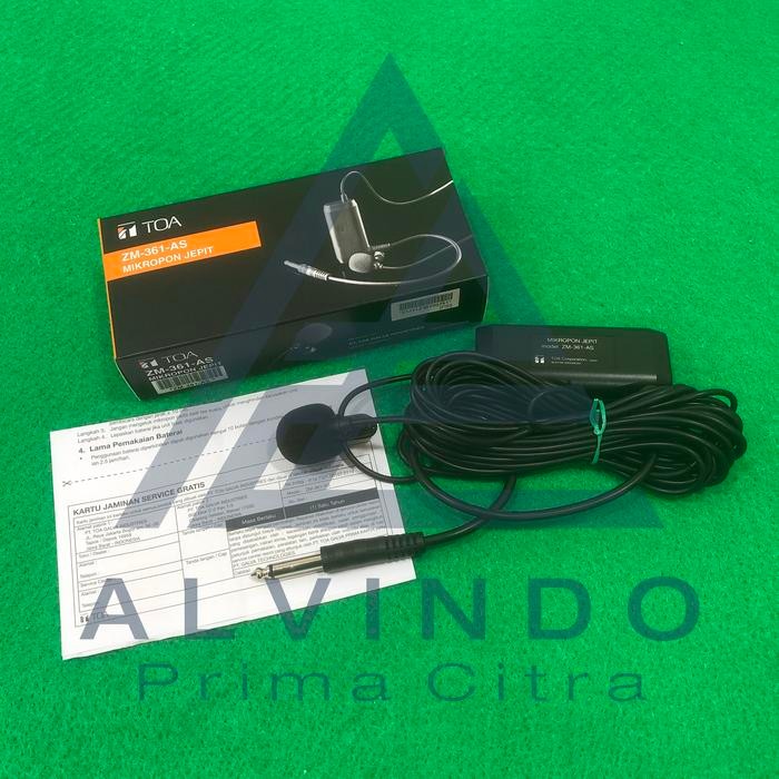 Jual Toa Zm-361-As (Clip - On Mic / Mik Jepit / Mik Kancing / Zm 361 As ...