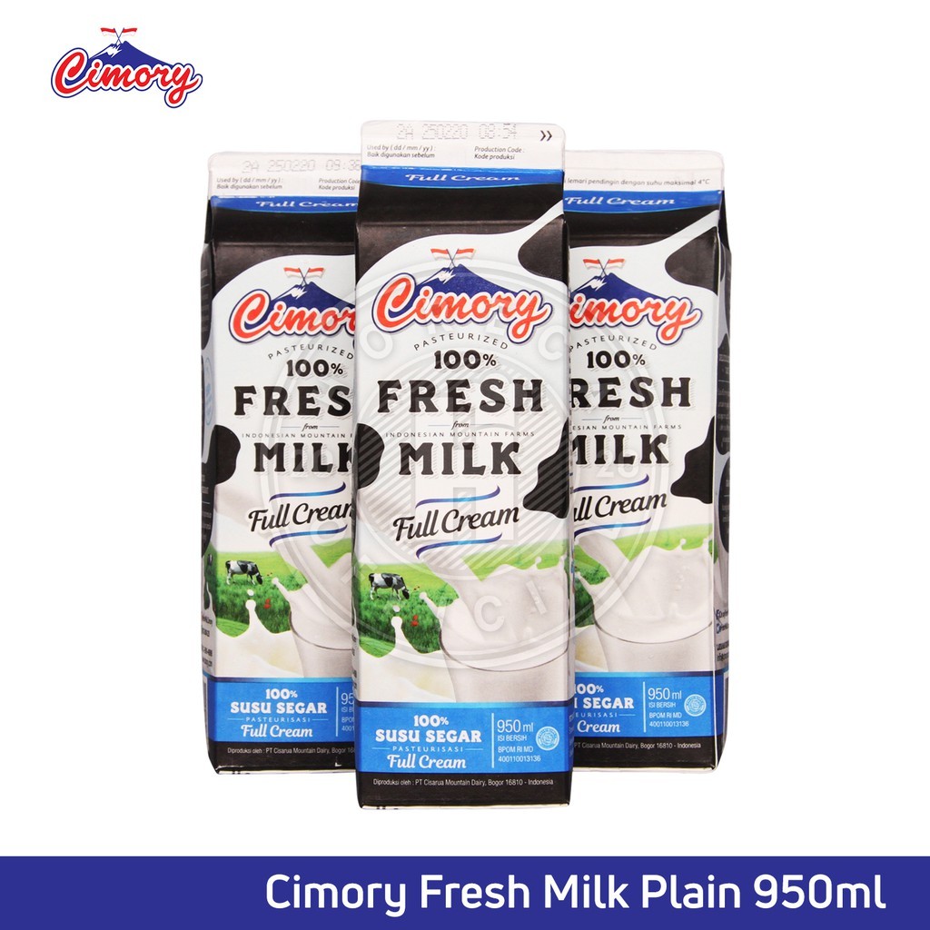 Jual Fresh Milk CIMORY Plain 1L / Susu Segar FRESHMILK CIMORY Plain 1 ...