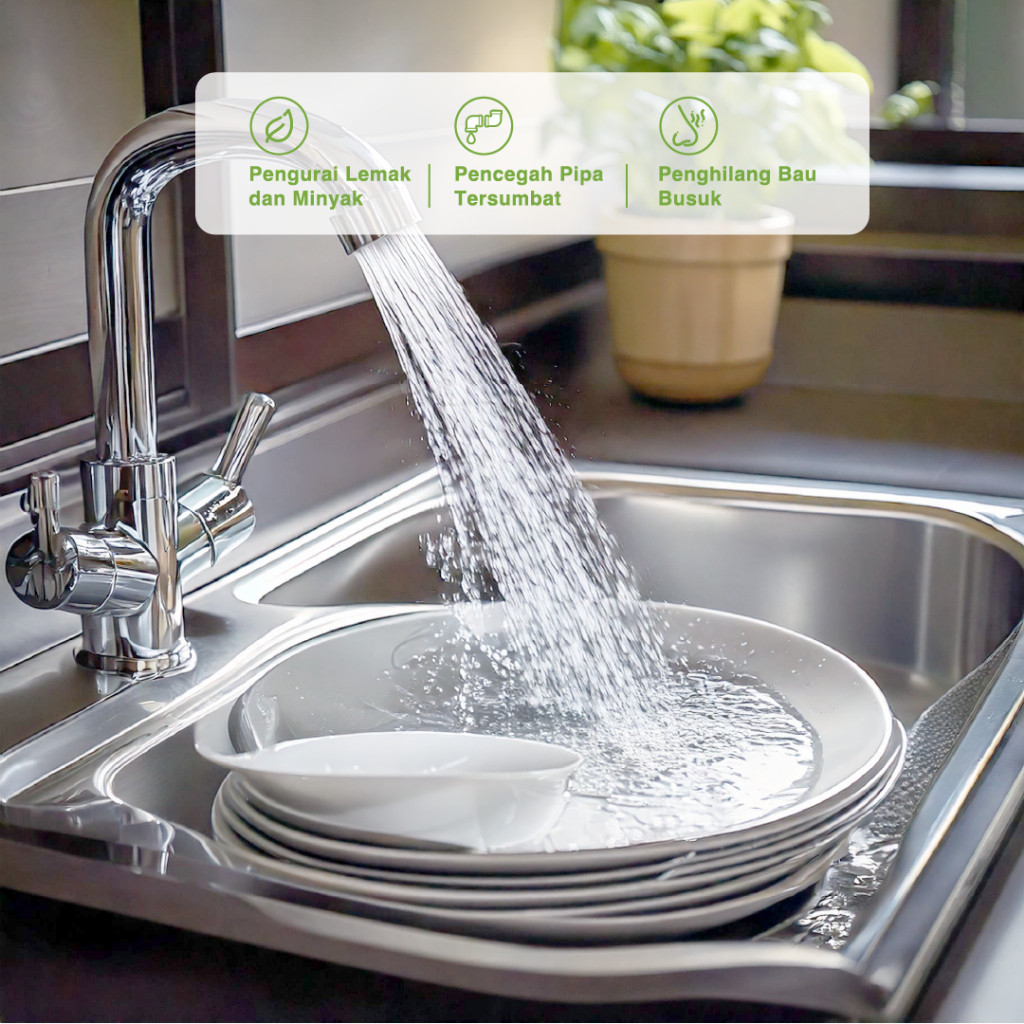 Jual Bakteri Pengurai Lemak Dan Bau BioWaste Grease Trap Dan Drain ...