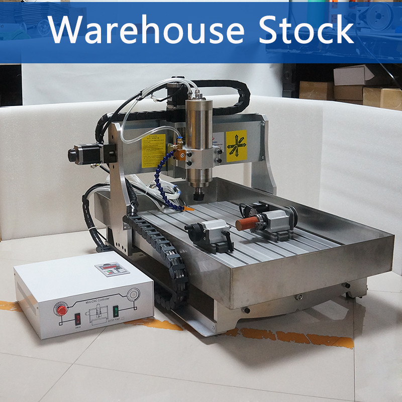 Jual Router CNC Kayu 6040 4 Sumbu Port USB 2200W Mesin Ukiran Logam ...