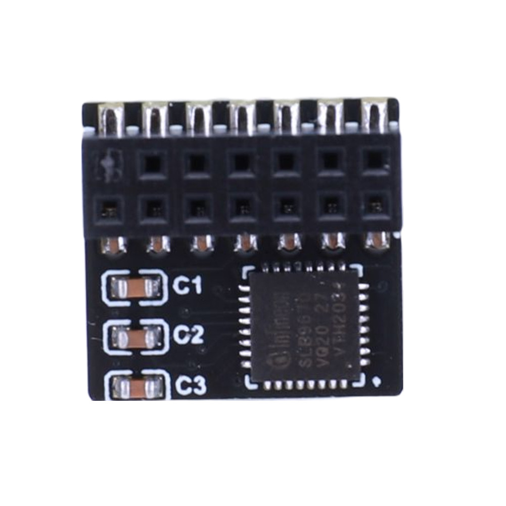 Jual TPM 2.0 Encryption Security Module 14 Pin SPI TPM2.0 Remote Card Board Encryption Security ...