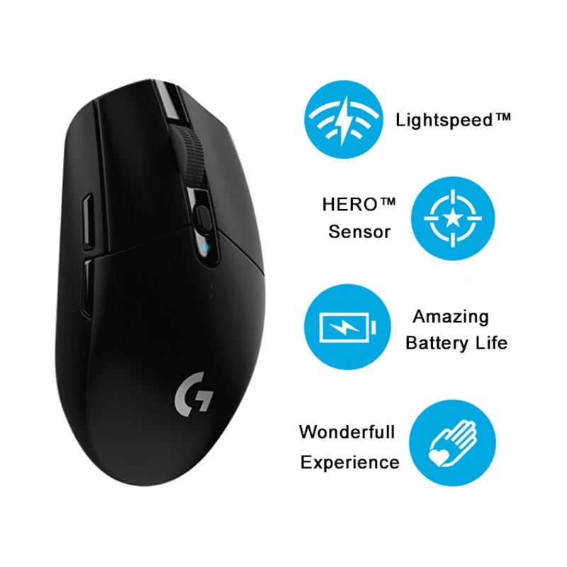 Jual Logitech G304 Wireless Mouse LightSpeed PC Gamer Esports RGB Usb for Laptop Computer ...