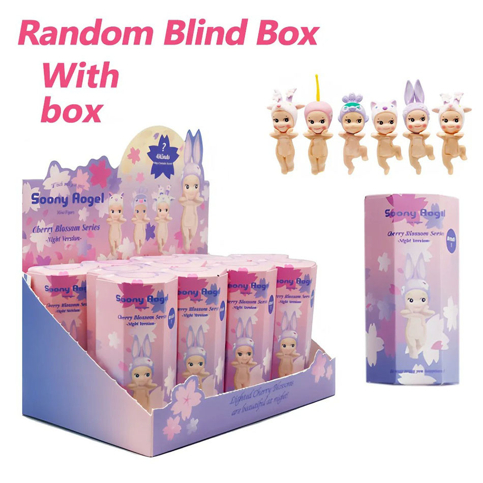 Jual Blind Box Cherry Blossom Series Angel Anime Figures Ornaments ...