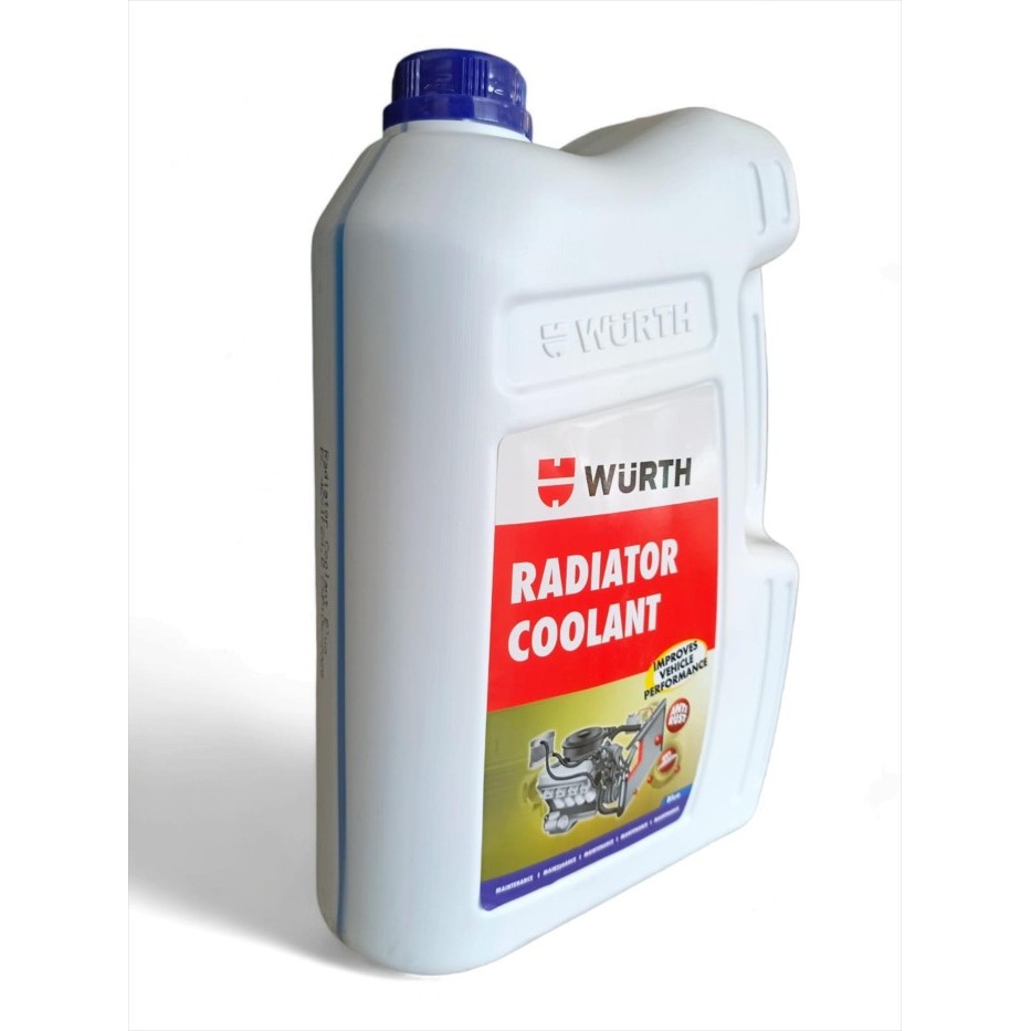 Jual Air Radiator Coolant Wurth Anti Rust Biru Galon 5 Liter | Shopee ...