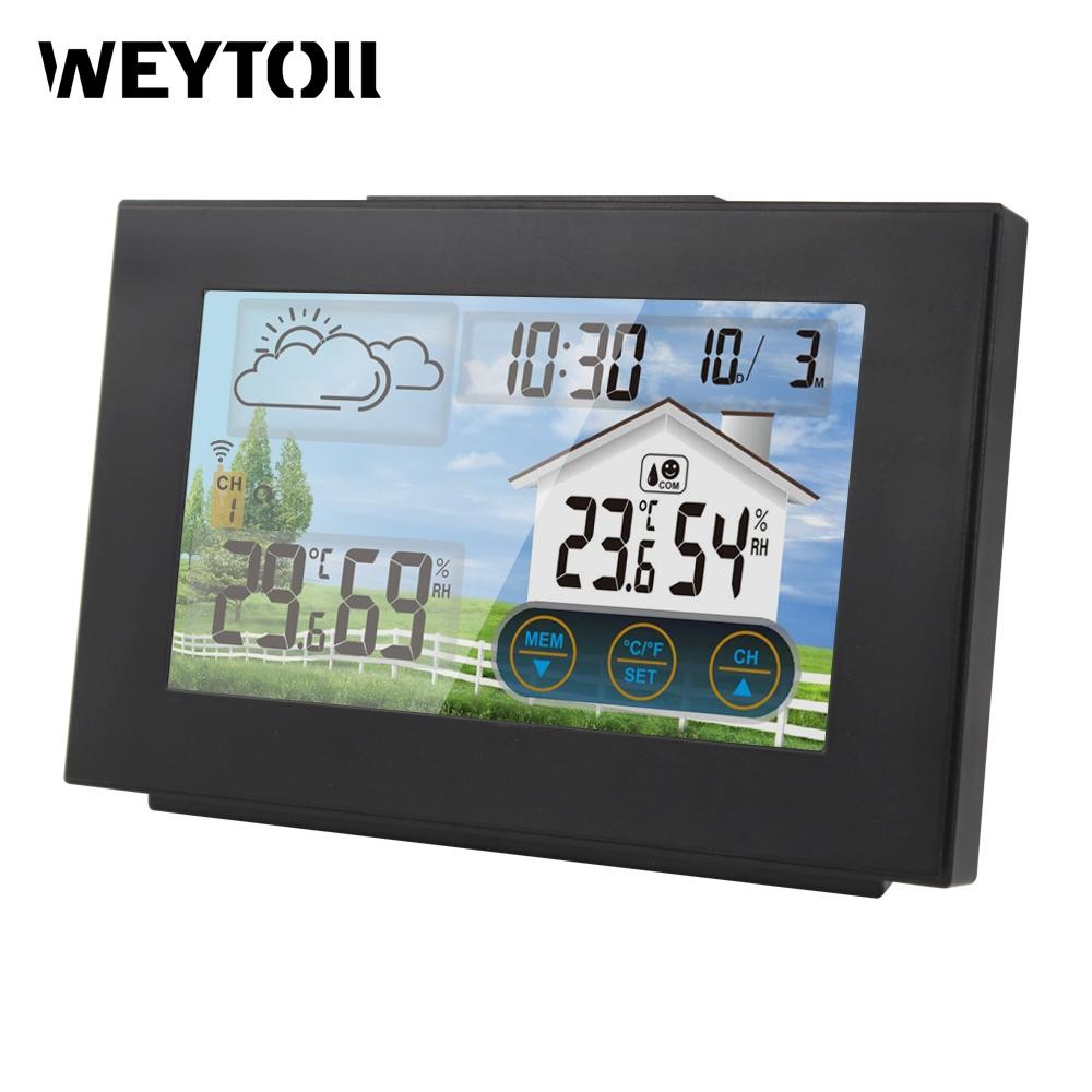 Jual Peramal Stasiun Cuaca Nirkabel Higrometer Termometer Dalam Ruangan ...