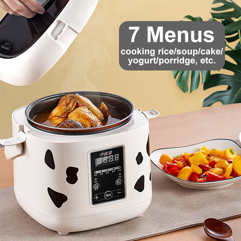 Jual 2L Mini Rice Cooker Cute Multifunctional Portable Electric Cooker ...
