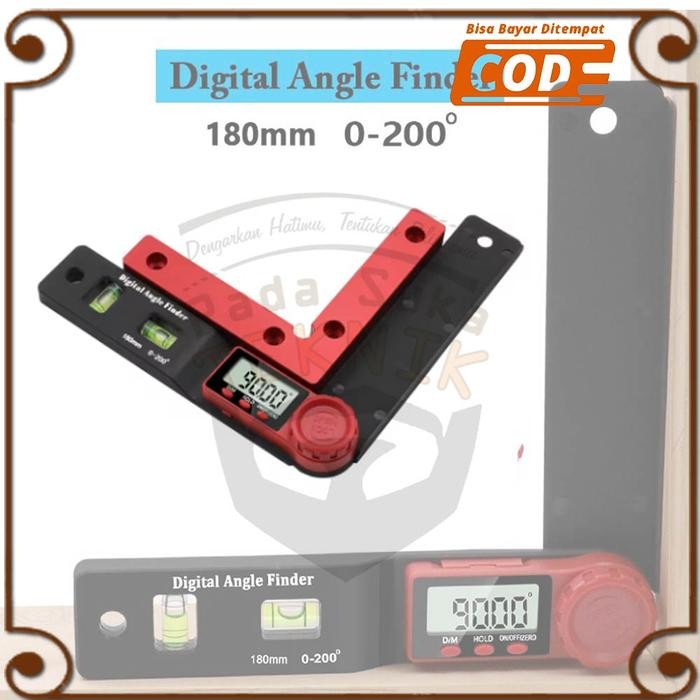 Jual Angle Finder Sprit Level Penggaris Digital Waterpass Mistar Sudut ...