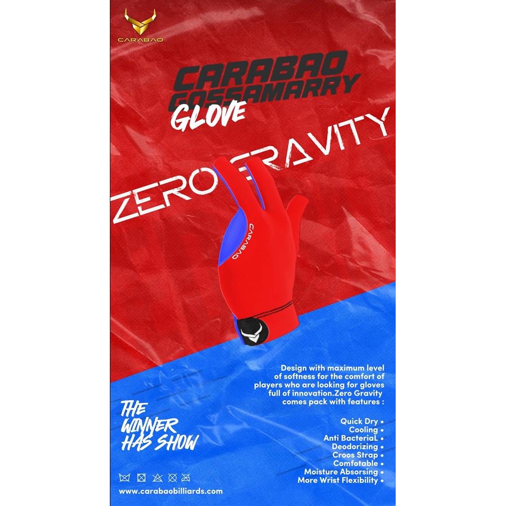 Jual Carabao Gossamerry Glove Zero Gravity Red | Shopee Indonesia