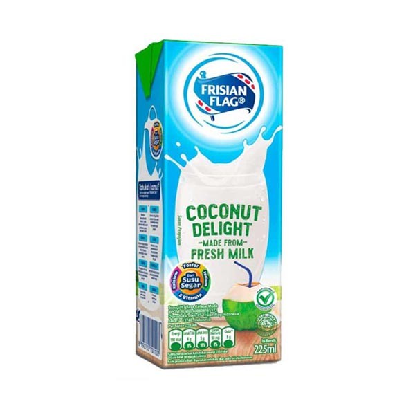 Jual FRISIAN FLAG UHT COCONUT DELIGHT 225ML - SUSU | Shopee Indonesia