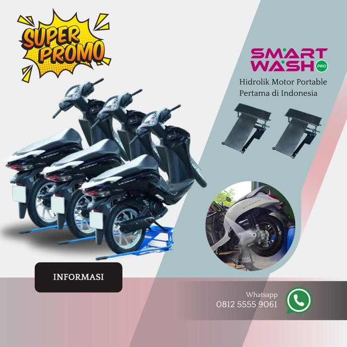 Jual Hidrolik Cuci Portable Motor Pertama di Indonesia | Shopee Indonesia