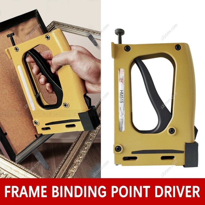 Jual Picture Frame Framing Point Driver Tacker Point Staple Gun + FREE ...