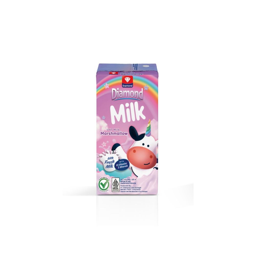 Jual Diamond Susu UHT Marshmallow 125 ml | Shopee Indonesia