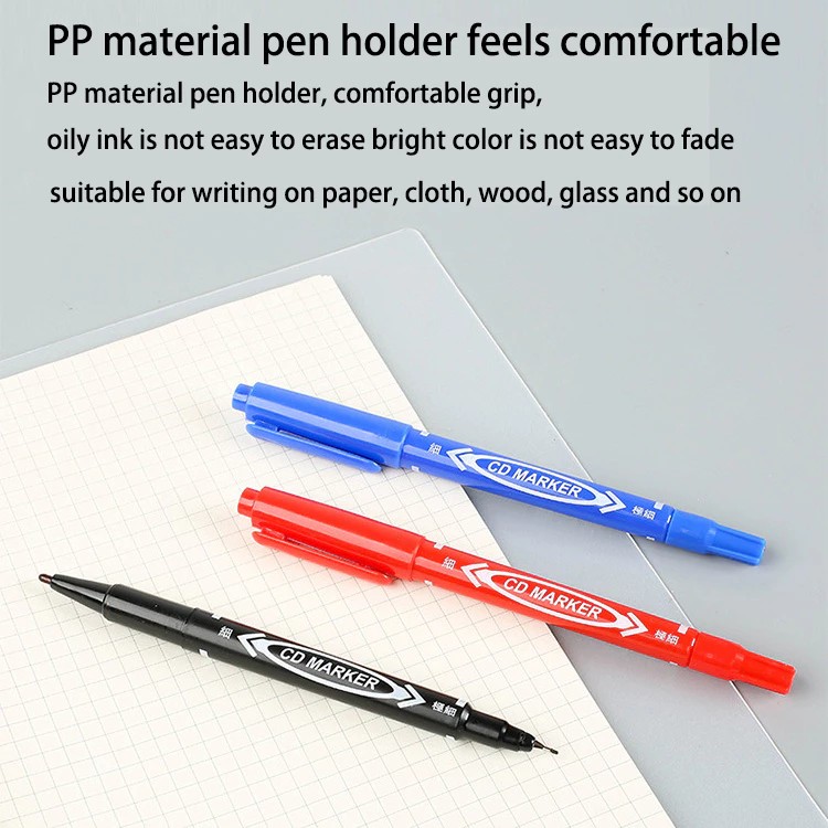 Jual Small Double-headed Water-based Marker Pen Neutral Painting ...
