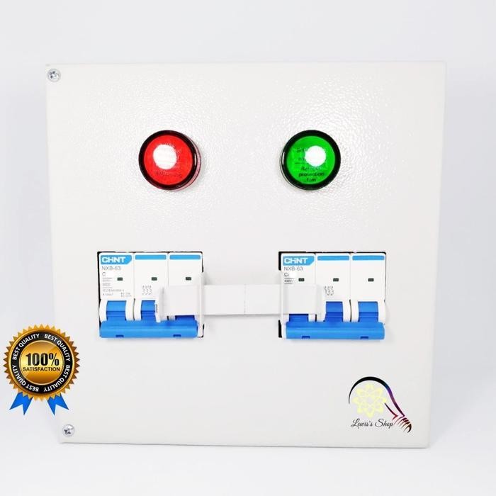 Jual Panel Interlock Chint Voltmeter Mcb 3 Phase Pln Genset Change Over ...