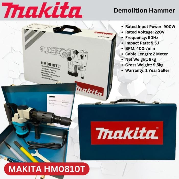 Jual Makita Hm 0810t / hm0810 T Mesin demolition Hammer | Shopee Indonesia