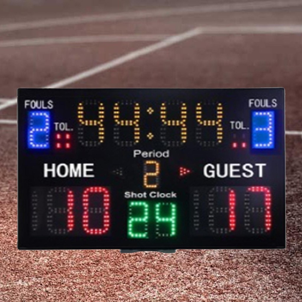Jual Indoor Basketball Scoreboard Foul Count Electronic Scoreboard for ...