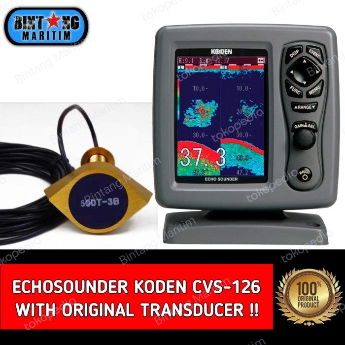 Jual ECHOSOUNDER ECHO SOUNDER KODEN CVS 126 CVS126 KODE 82 | Shopee Indonesia