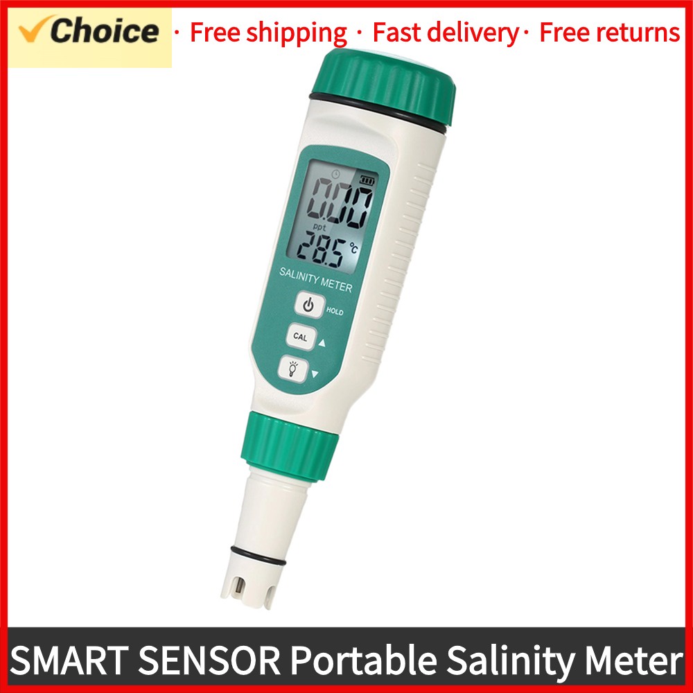 Jual ALLEN SMART SENSOR Portable Salinity Meter Handheld ATC ...