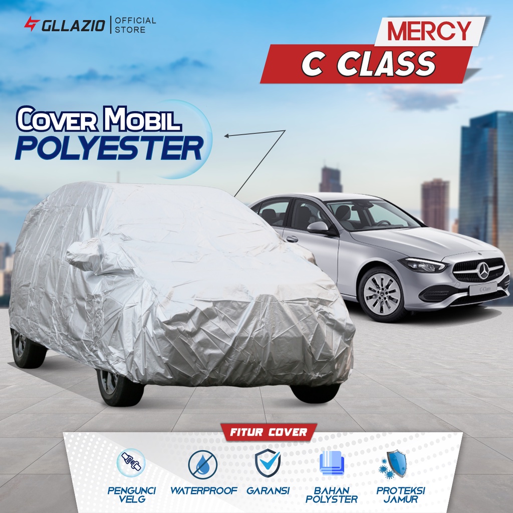 Jual Cover Mobil Mercy C180 C200 C250 C300 C350 Polyester / Sarung ...