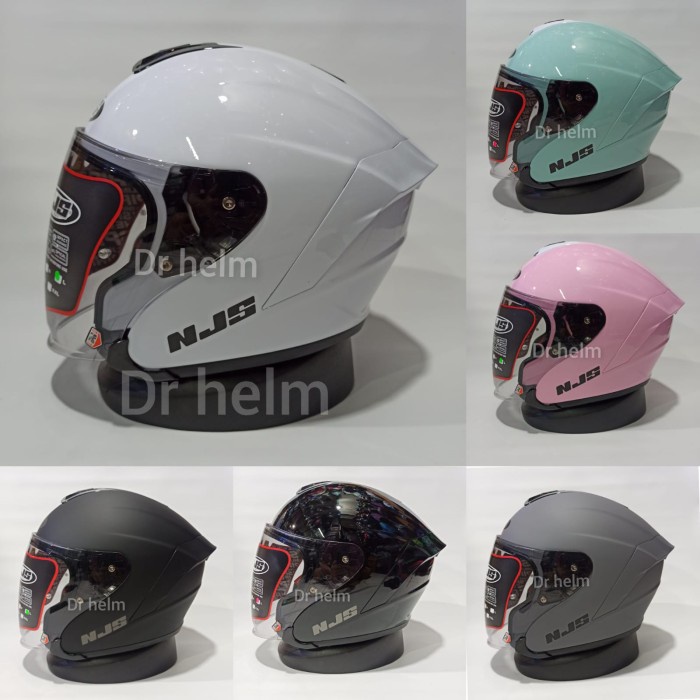 Jual Helm Njs Kairoz Solid Original | Shopee Indonesia
