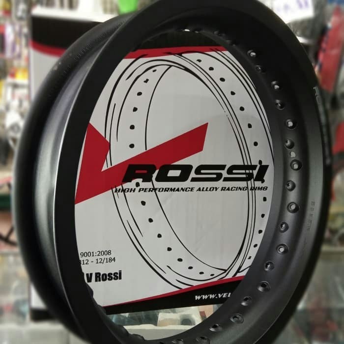 Jual Velg V. Rossi Ukuran Lebar 250 Ring 14 Wm Black | Shopee Indonesia