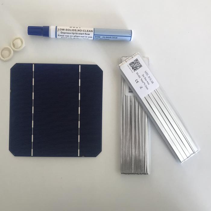 Jual MONC 50pcs Monocrystalline Solar Cells 3.14W 0.5V DIY 24V solar ...