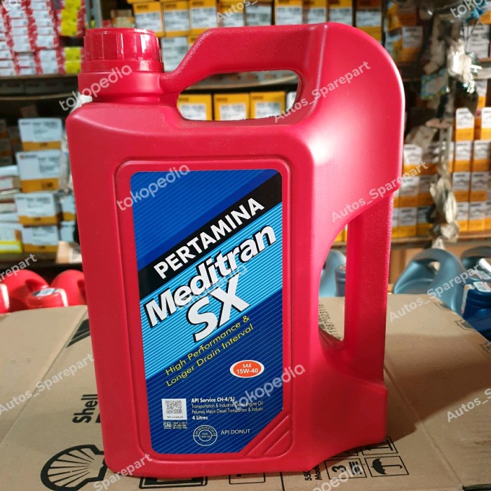 Jual Oli Mesin Pertamina Meditran Sx Sae 15W-40, 4 Liter Original | Shopee Indonesia