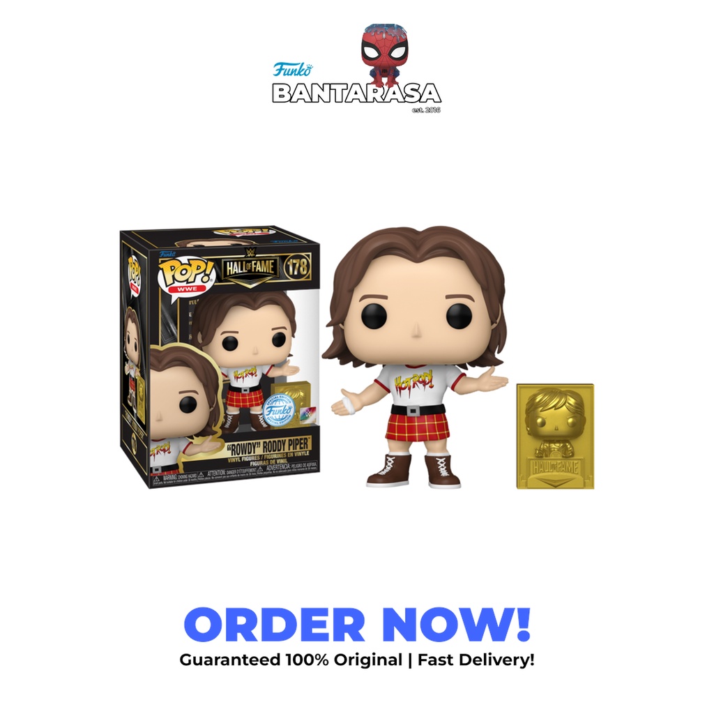 Jual Funko Pop! WWE: Hall of Fame - "Rowdy" Roddy Piper Pop! Vinyl ...